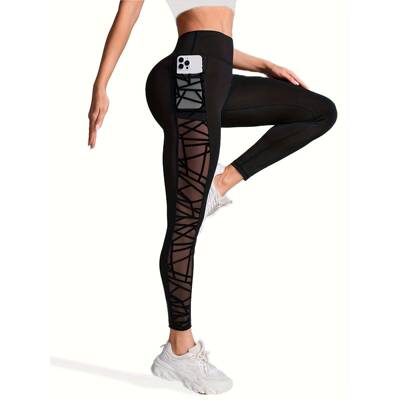 L 91151 High Waist Seams Yoga Pants 拼接腰瑜伽裤