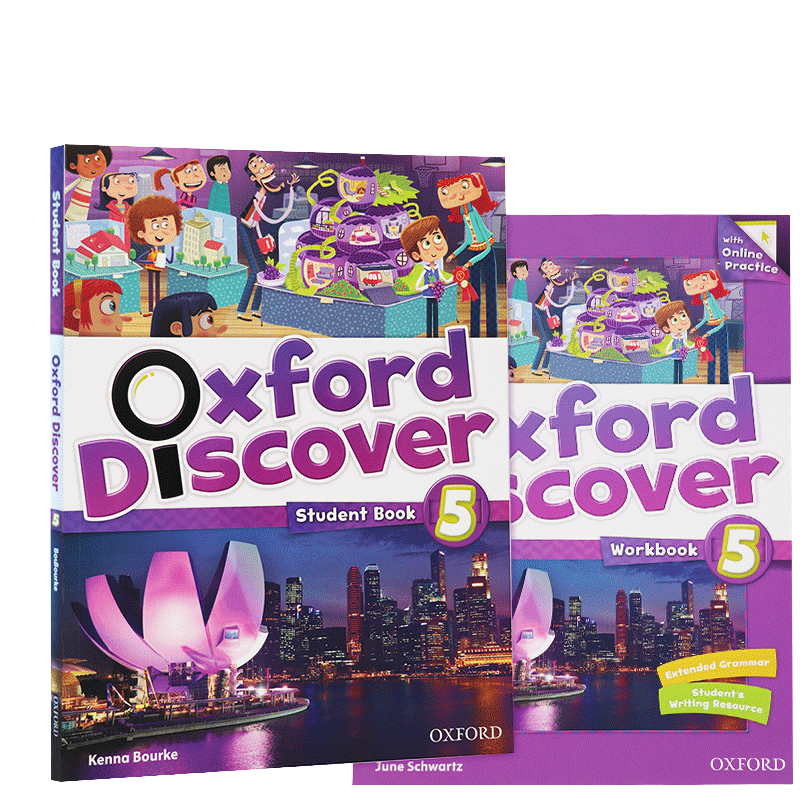进口原版全英文教材牛津探索发现Oxford Discover教材 5级别含课本练习册及在线账号_虎窝淘