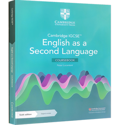 剑桥国际考试课程 2024新考纲 新编第6版 英语第二语言 New Cambridge IGCSE English as a Second Language 9781009031943