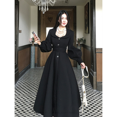 新款高级感收腰显瘦中长款外套