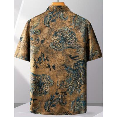 Tradional Chinese Tang Su Short Sleeve Shirt