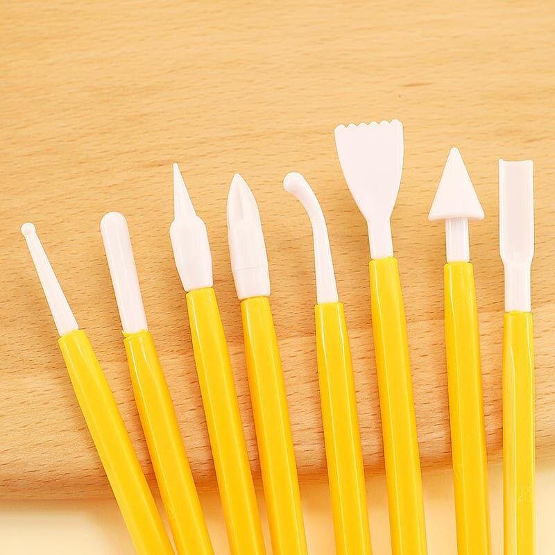 制作硅胶垫手工翻糖蛋糕造型滚轮刀DIY雕刻刀泥塑工具套装工具