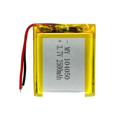 104050聚合物锂电池3.7v2500mAh蓝牙音响医疗设备游戏手柄锂电池