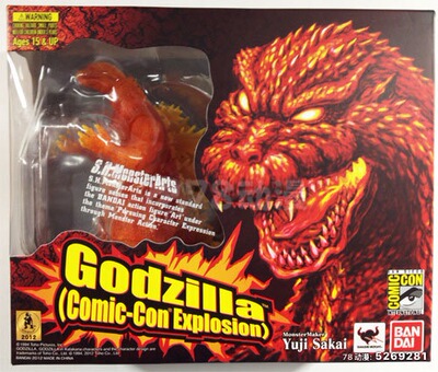 全新现货 万代SHM SDCC 会场限定 红莲哥斯拉 GOZILLA 透明红
