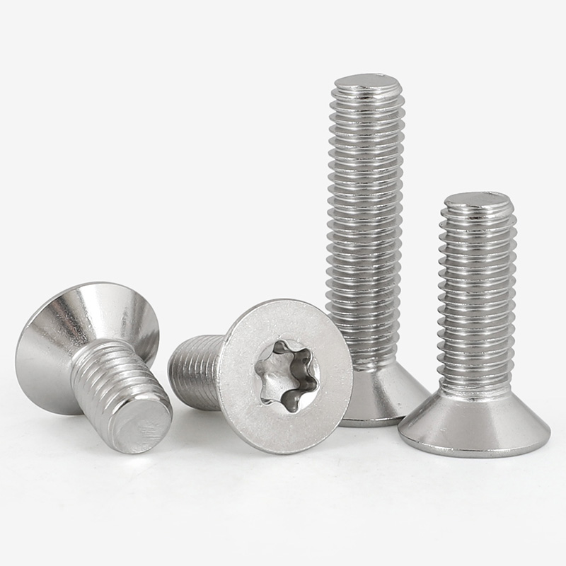 M2.5M3M4M5M6M8M10 304不锈钢梅花沉头螺丝钉平头花型防盗螺钉_虎窝淘