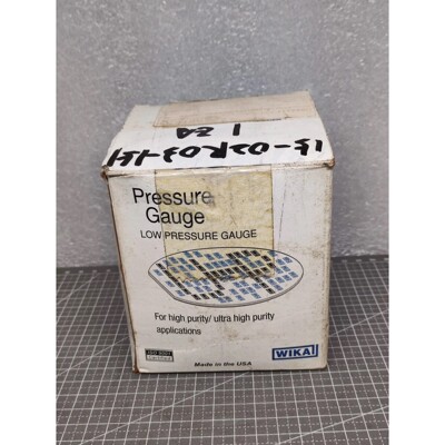 WIKA 高纯应用压力表 230.15 2'' 2BAR/P