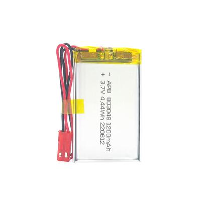 供应803048聚合物锂电池1200mAh 3.7V锂电池803050三元软包电池