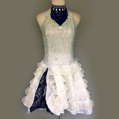 少儿拉丁舞表演服拉丁舞比赛服拉丁舞表演服装拉丁舞演出服女b58