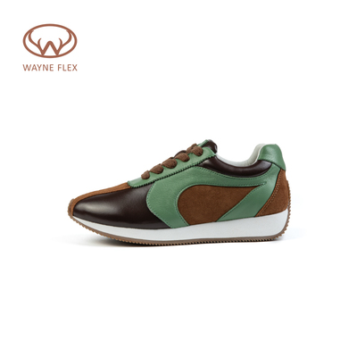 【默认瑕疵】韦恩Wayne Flex拼色休闲舒适系带阿甘鞋女运动鞋