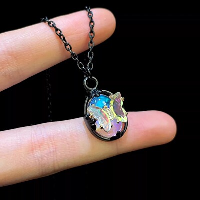 Vintage古着 Butterfly Moonstone项链
