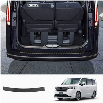 适用于本田STEPWGN RP8外观改装不锈钢内置后护板防刮保护装饰件