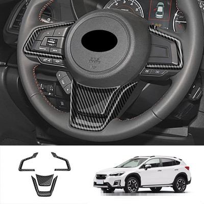 适21款SUBARU/XV/OUTBACK/FORESTER内饰改装方向盘亮片专用装饰贴
