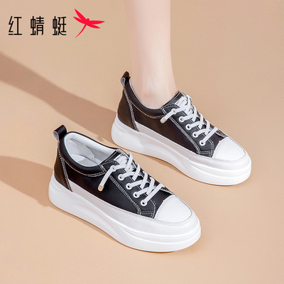 红蜻蜓女鞋2025秋季新款板鞋