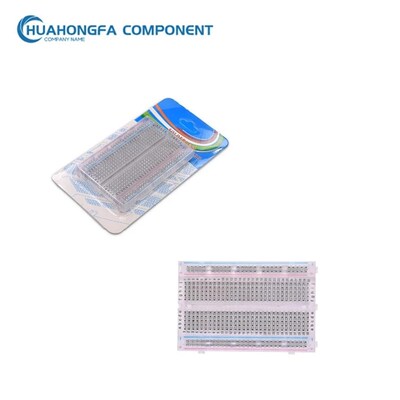 透明 迷你小面包板 400孔 迷你面包板(透明)83X55MM