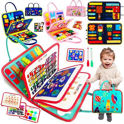 Busy Board Montessori Toys for Toddlers Sensory Toy