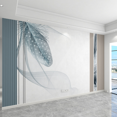 简约轻奢背景墙壁布【可上门贴】