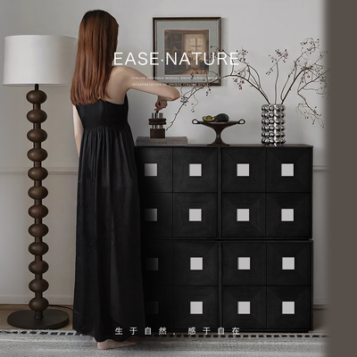 已夏中古风组合斗柜高端光阴收纳置物柜客厅储物柜电视柜