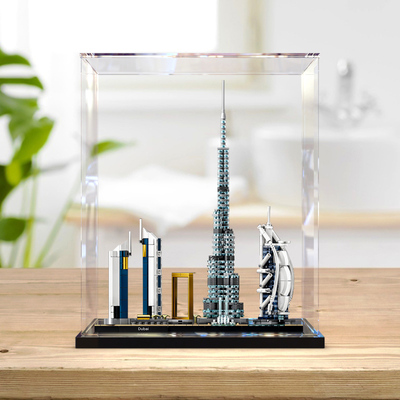 亚克力乐高积木展示防尘收纳盒