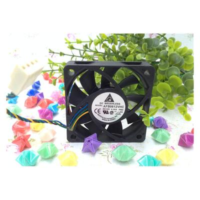 台达 6厘米 PWM温控 6015 CPU机箱风扇 12V 双滚珠 AFB0612VHC