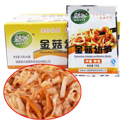 福建熟客整箱开胃下饭菜特产金菇
