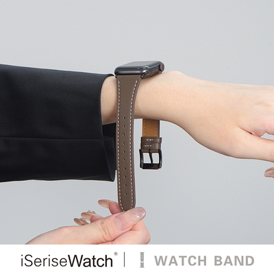 iserisewatch头层牛皮iwatch表带