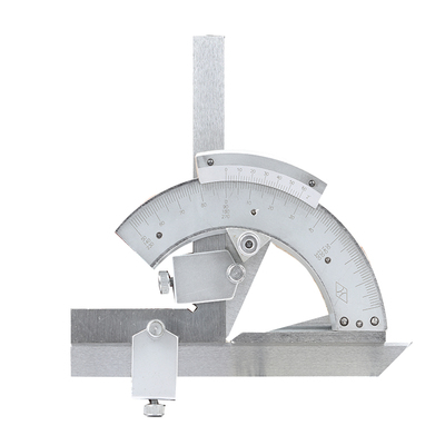 申菱万向角度尺0-320度量角器半圆高精度不锈钢多功能角度测量仪