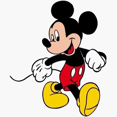 米奇可爱卡通个性贴画厨房装饰贴纸防水情侣防撞浴室玄关玻璃