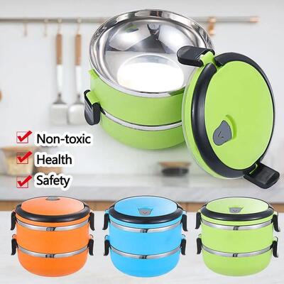 Hot Food Flask Stainless Steel Lunch Box Thermos Vacuum Insu