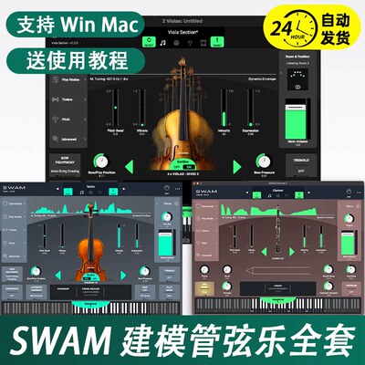 2025新版 建模管弦乐套装 Audio Modeling SWAM 含全套群奏音源