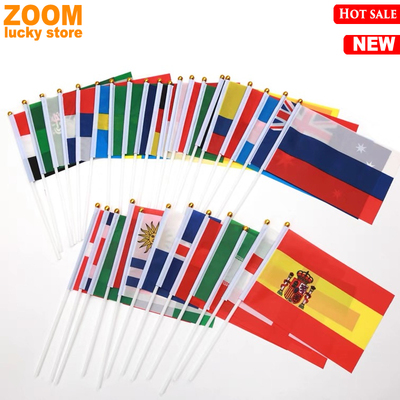 Decorative coloured flags flag of the world Hand signal flag