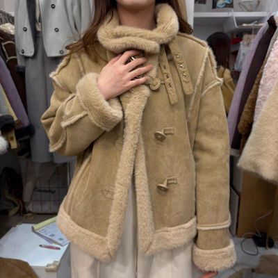 2025冬新款韩系高级感麂