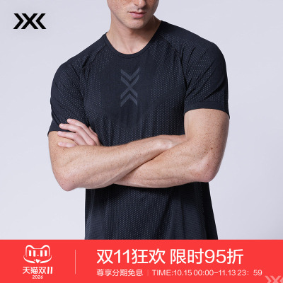 X-BIONIC XCEED舒跑男士短袖上衣 夏季控温抑菌休闲轻量短袖