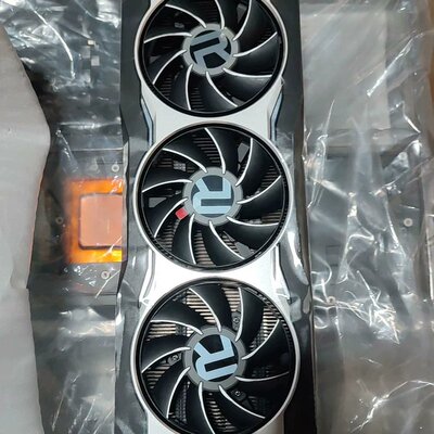 议价全新RX 6800AMD公版散热器 台式散热器总成，背板