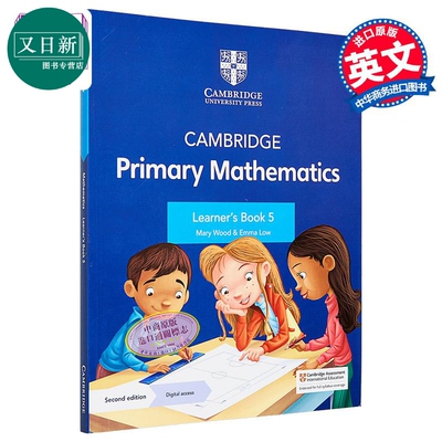 NEW Cambridge Primary Mathematics Learner's Book 5 with Digital Access (1 Year) 剑桥小学数学学生书五年级 又日新