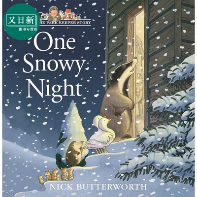 预售 珀西的雪夜故事A Percy the Park Keeper Story One Snowy Night英文原版 儿童绘本故事 经典动物故事书 进口童书 又日新