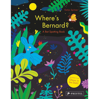 精装 Katja Spitzer Wheres Bernard Bat Spotting Book 伯纳德在哪儿 蝙蝠找找书英文原版 儿童绘本互动图画书 又日新
