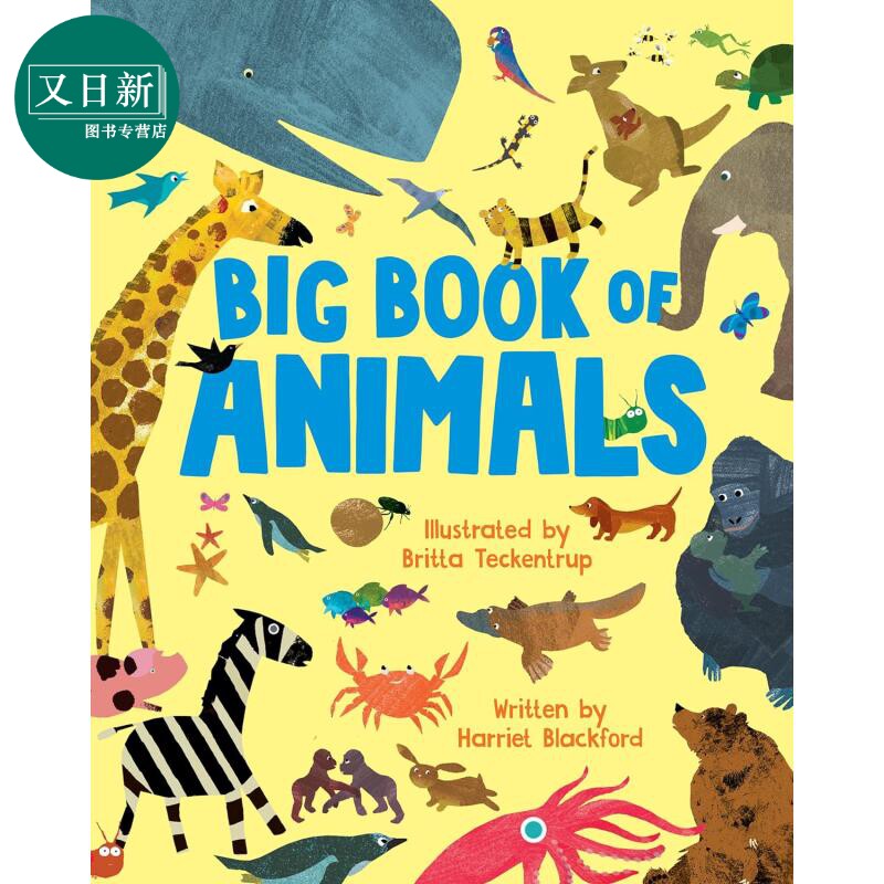 动物大大书 Big Book of Animals英文原版儿童科普绘本动物知识百科图画书精装绘本进口儿童科学读物3-6岁又日新_虎窝淘