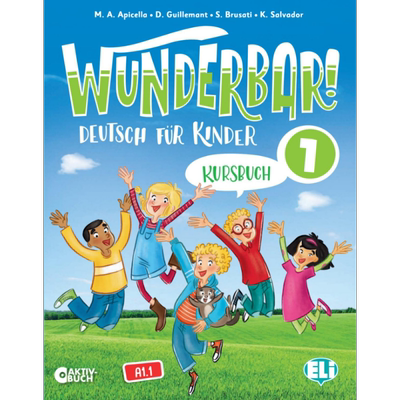 WUNDERBAR! 1 德语少儿教材 1级 学生书 ELI Publishing Group 又日新