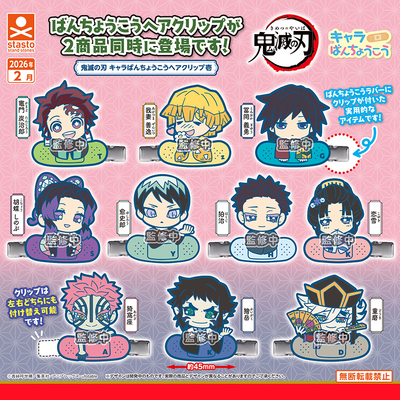 日本正版STASTO鬼灭之刃发夹