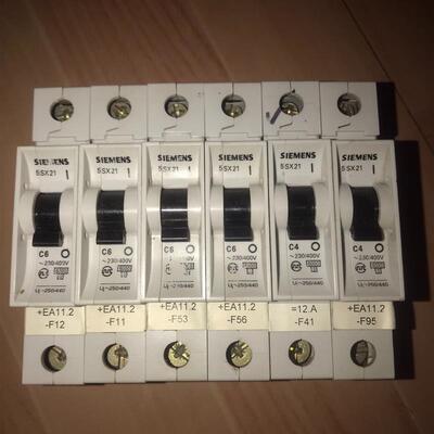 拆机 西门子 5SX21  1P  C4 C6 A  空气开(请询价)
