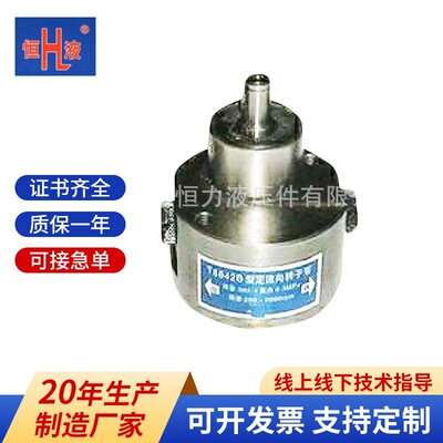 泰兴恒力厂家供应T8642摆线润滑齿轮油泵 摆线定向转子齿轮泵正品