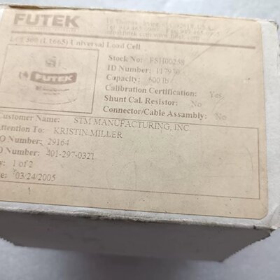 询价FUTEK库存机LCF300(L665）可维修