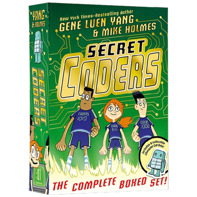 【正版书籍】英文原版Secret Coders 秘密编程者