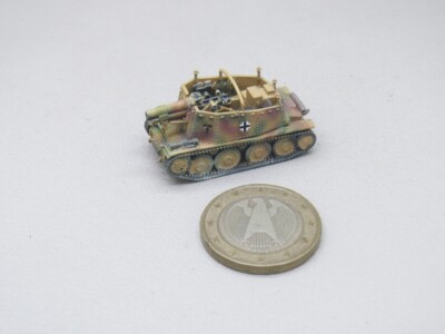 【现货】144 二战德军38(t) H self-propelled infantry gun Tank