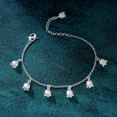 子佩集S990【铃兰流影】手链【MXSL006】纯银花丝