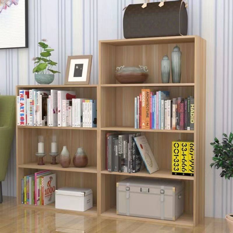 订作简易书柜自由组合收纳格子柜储物柜书架木质小柜子订作落地_虎窝淘
