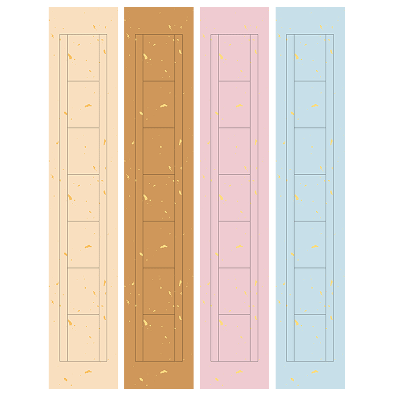 半生半熟洒金楹联比赛隶书
