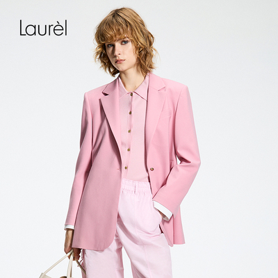 【110支澳毛弹力精纺】Laurel劳芮26春新款艺术西装LWL371T03300