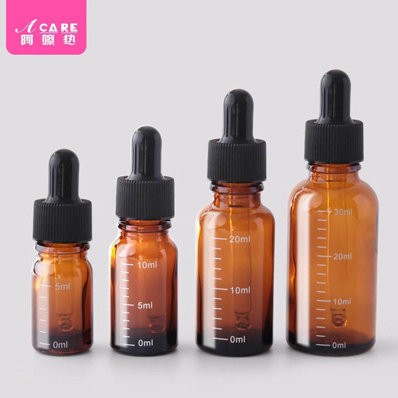 滴管瓶A1pn001-避光玻璃滴管瓶化妆旅行分装瓶小样精华爽肤水便携