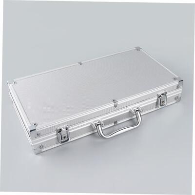 100 Chip DiceEnc6yb8k Style Poker Set Aluminum Case Taxas